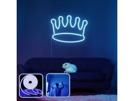 OPVIQ ZIDNA LED DEKORACIJA KING LARGE BLUE