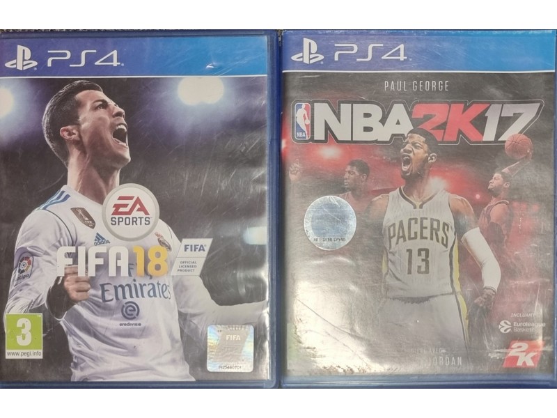 FIFA18 NBA 2k17 PlayStation 4 original