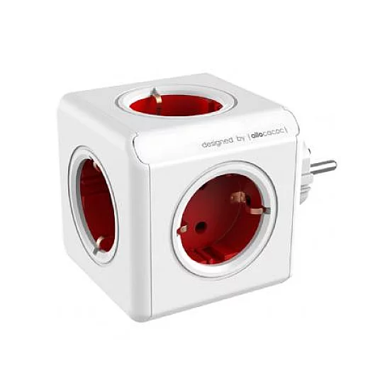 ALLOCACOC POWERCUBE ORIGINAL 5XSCHUKO CRVENA CENA