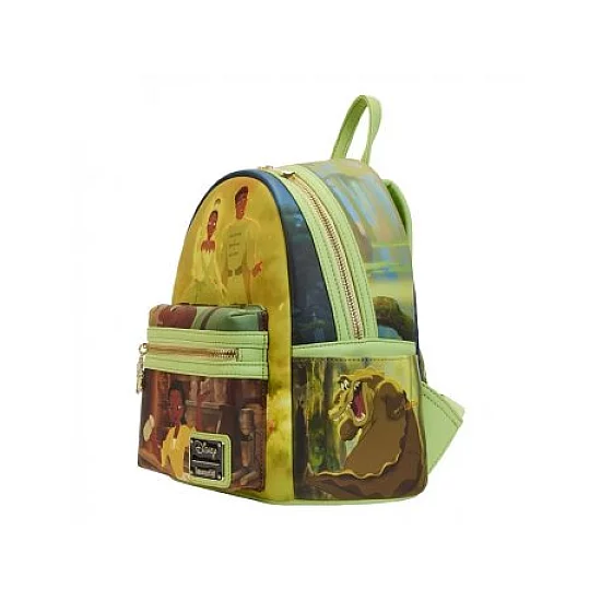 LOUNGEFLY DISNEY PRINCESS AND THE FROG PRINCESS SCENE MINI BACKPACK CENA