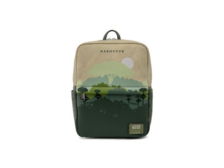 LOUNGEFLY STAR WARS LANDS KASHYYYK SQUARE MINI BACKPACK CENA