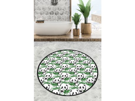 L`ESSENTIEL MAISON KUPATILSKI OTIRAČ GREEN PANDA CIRCLE DJT 100