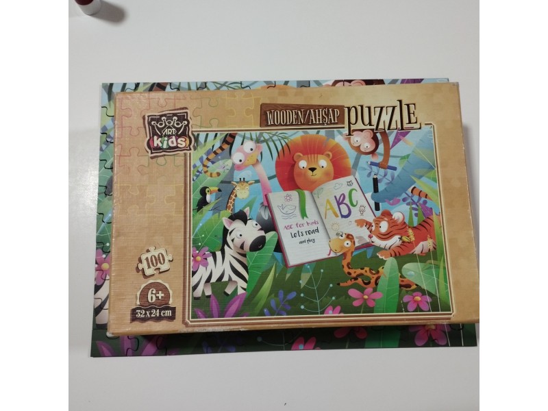 Art kids drvene puzzle 100 kom.