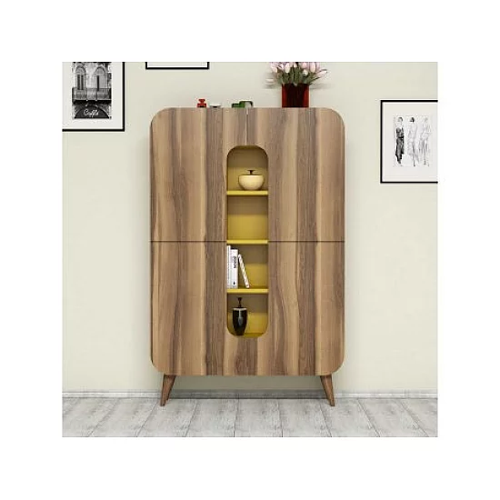 HANAH HOME VIŠENAMENSKI ORMAR MINE WALNUT YELLOW CENA
