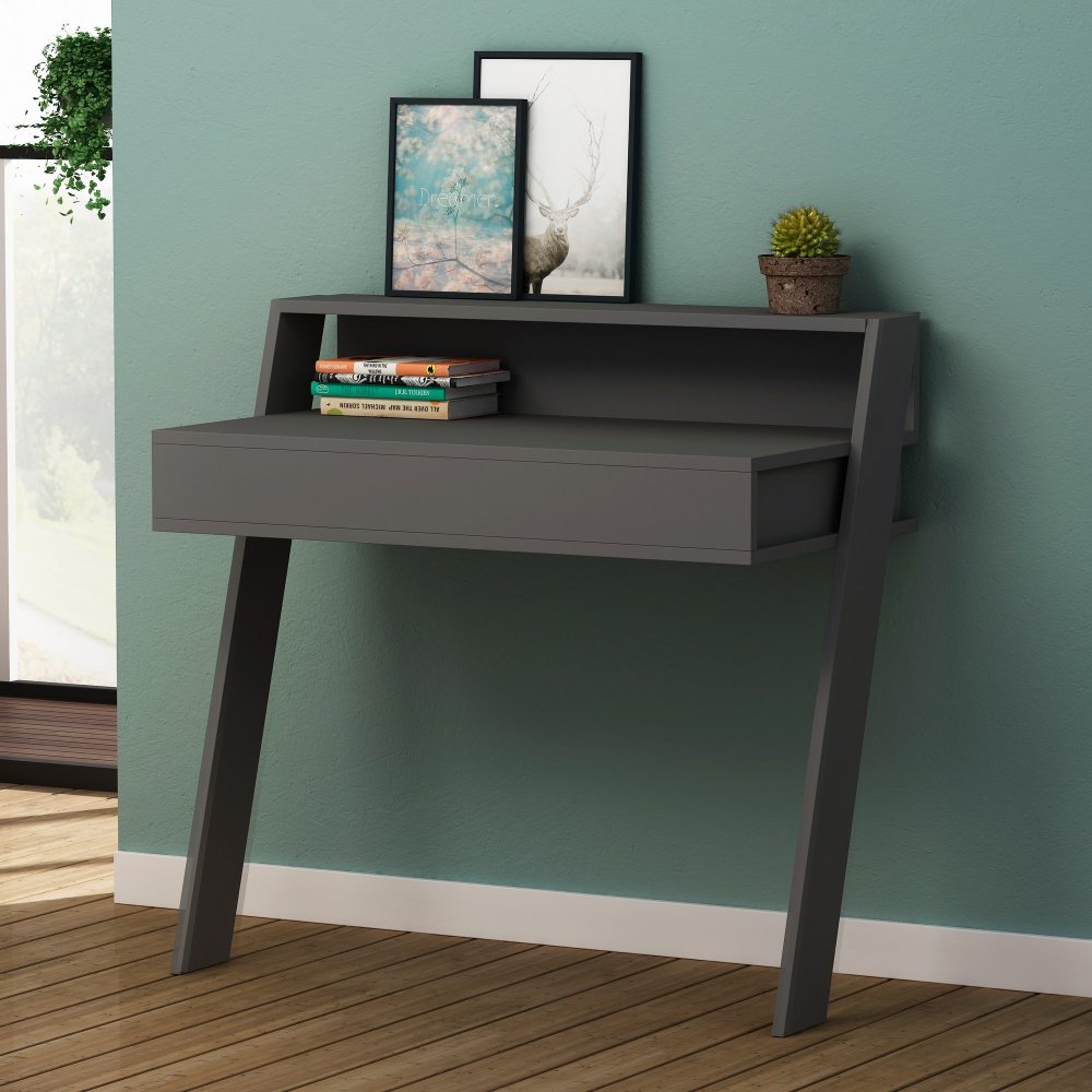 HANAH HOME RADNI STO COWORK WORKING TABLE ANTHRACITE