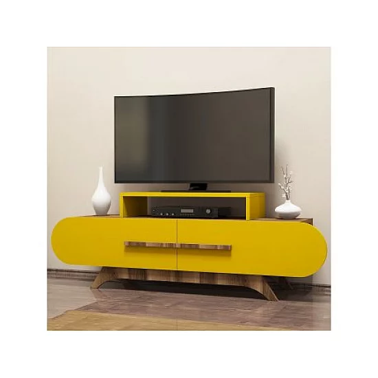 HANAH HOME TV POLICA ROSE WALNUT YELLOW (845HCT3051) CENA