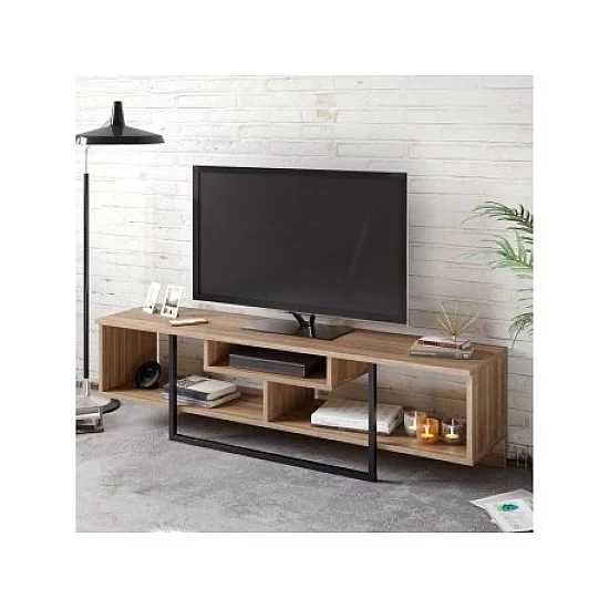 HANAH HOME TV POLICA ASAL (150) WALNUT BLACK (875ZNA3051) CENA
