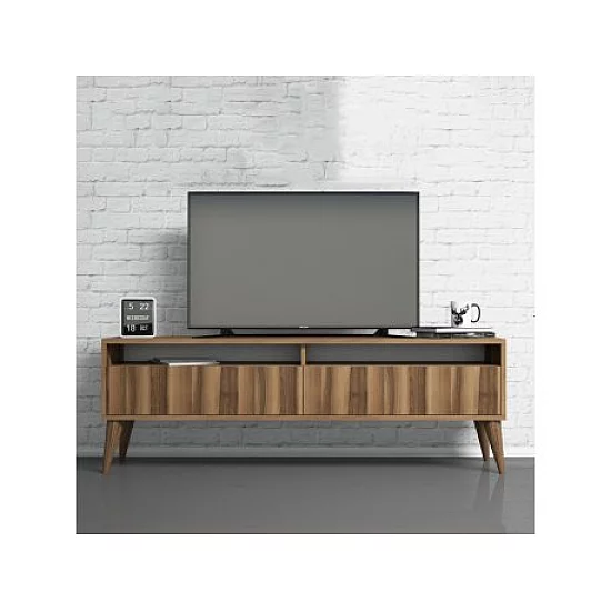 HANAH HOME TV POLICA BEST 2 WALNUT CENA