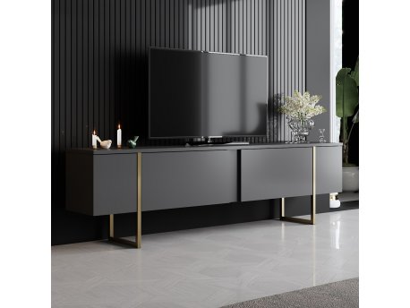 HANAH HOME TV POLICA LUXE ANTHRACITE GOLD (618BLY1101)