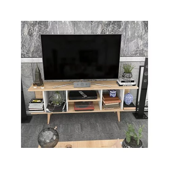 HANAH HOME TV POLICA AKYA SAPPHIRE WHITE CENA