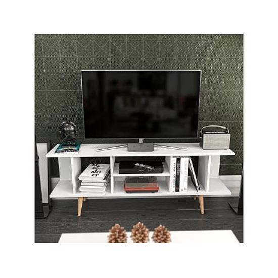 HANAH HOME TV POLICA AKYA WHITE CENA