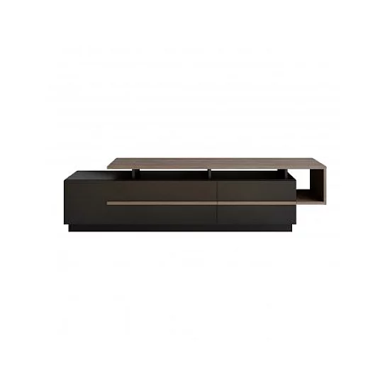 HANAH HOME TV POLICA PIA BLACK WALNUT (788DEC4039) CENA