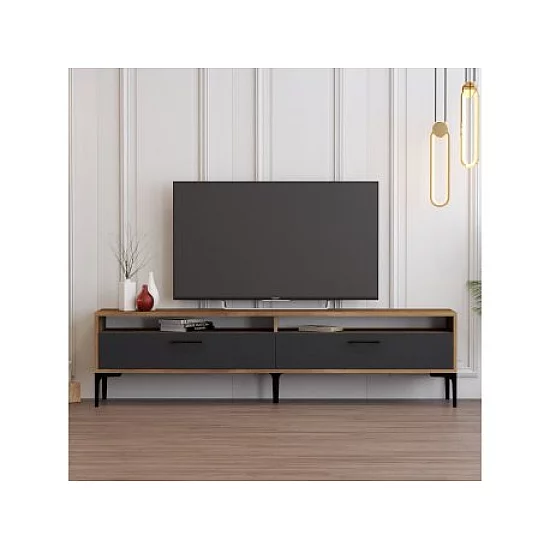 HANAH HOME TV POLICA ISTANBUL 2 WALNUTANTHRACITE CENA
