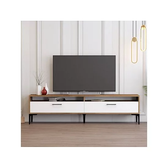 HANAH HOME TV POLICA ISTANBUL 2 WALNUTWHITE CENA