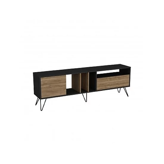 HANAH HOME TV POLICA MISTICO (180) WALNUT BLACK (875ZNA3058) CENA