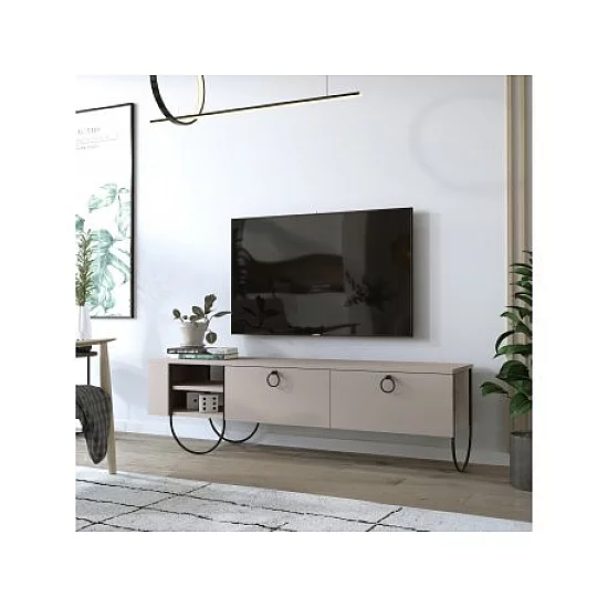 HANAH HOME TV POLICA NORFOLK TV STAND LIGHT MOCHA (776HMS3054) CENA