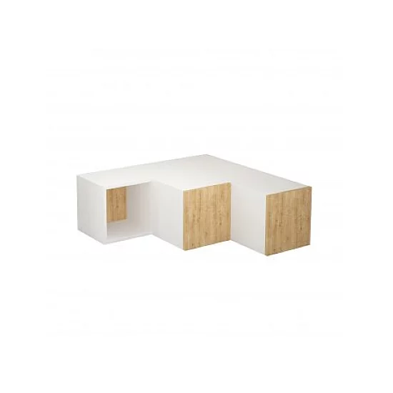 HANAH HOME TV POLICA COMPACT WHITE OAK (855DTE3052) CENA