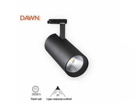 DAWN LED REFLEKTOR ŠINSKI JM-4068 10W 3000K 36° CRNI