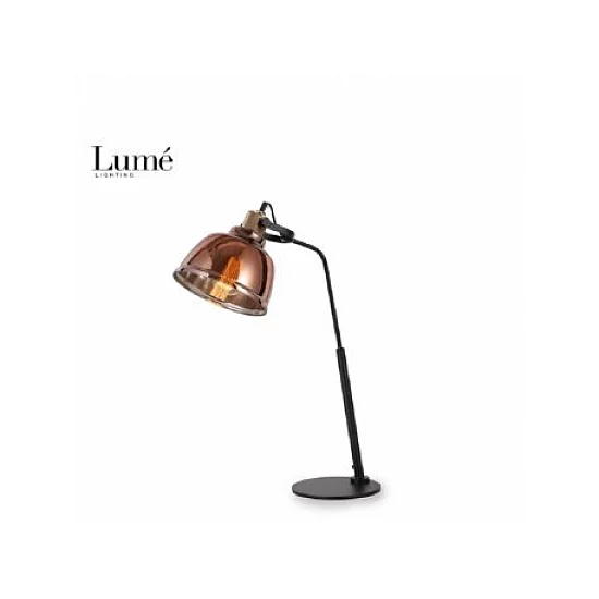 LUNA 219 STONA LAMPA 1*E27 CRNA/BAKAR CENA