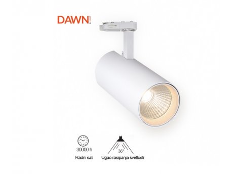 DAWN LED REFLEKTOR ŠINSKI JM-4069 20W 4000K TROFAZNI BELI