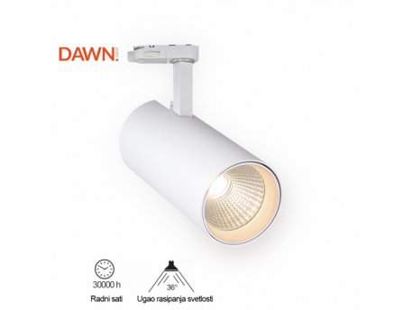 DAWN LED REFLEKTOR ŠINSKI JM-4070 30W 3000K 36° BELI