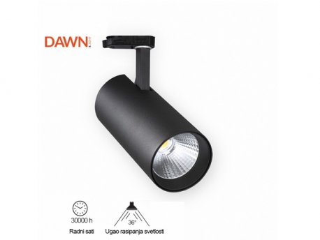 DAWN LED REFLEKTOR ŠINSKI JM-4070 30W 3000K 36° CRNI