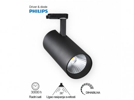 BBLINK LED REF ŠINSKI DIM JM-4071 30W 3000K 36° CRNI