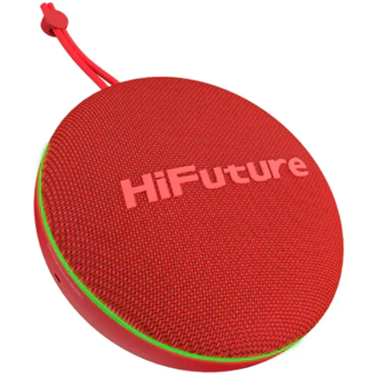HIFUTURE Altus Bluetooth zvučnik, 10W, TWS, RGB, Crveni