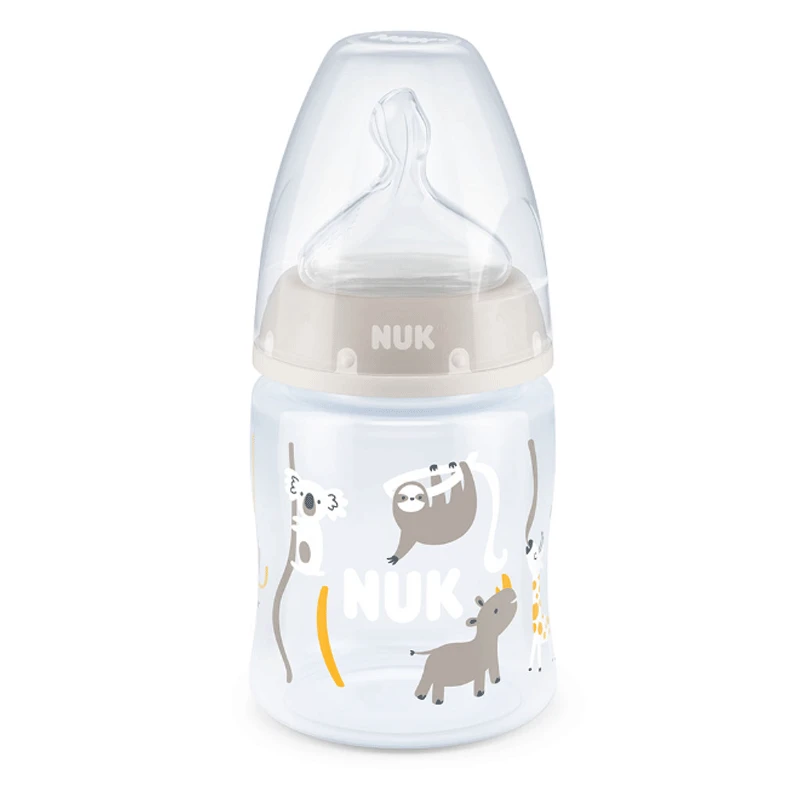 Nuk plastična flašica silikon 150ml, 0-6m