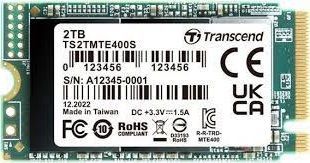 Transcend - 2TB, M.2 2242, PCIe Gen3x4, NVMe, SATA3 M Key, 3D NAND, DRAM-less, Read up to 2000 MB/s, Write up to 1700 MB/s, Single-sided