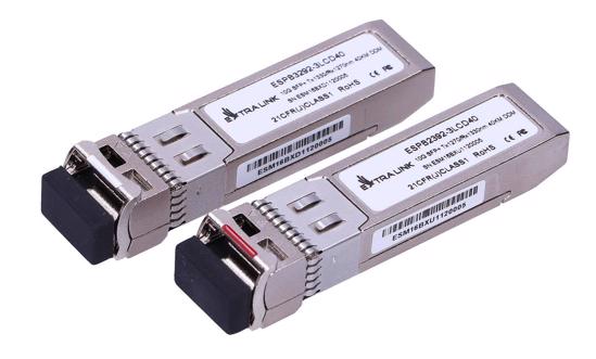 Extralink SFP+ 10G, WDM BIDI, 1270/1330, LC, SM, 40km, set