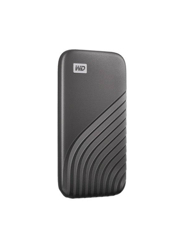 WD 500GB My Passport SSD disk sivi