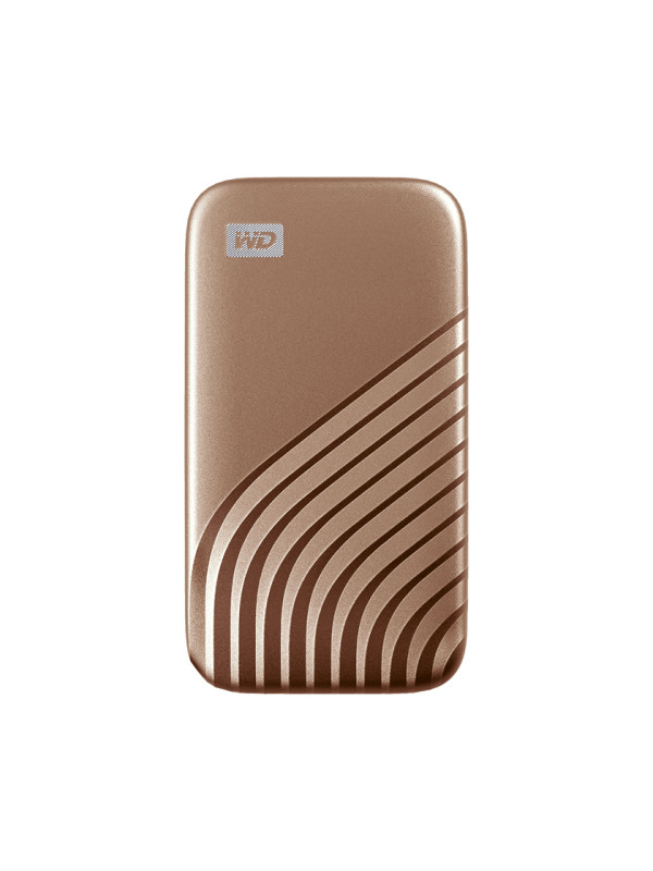 WD 500GB My Passport SSD disk gold