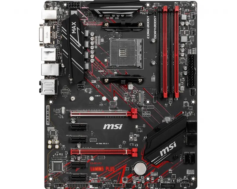 MSI Matična ploča B450 GAMING PLUS MAX