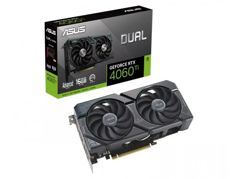 ASUS DUAL-RTX4060TI-A16G Grafička kartica, NVidia GeForce RTX 4060 Ti, 16GB, 128bit