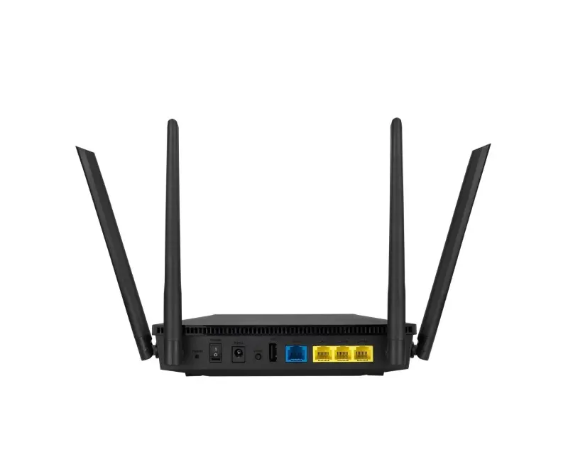 ASUS RT-AX53U Wireless AX1800 Ruter, 574 Mbps + 1201 Mbps, 2,4GHz-2,5 GHz, 4 antene