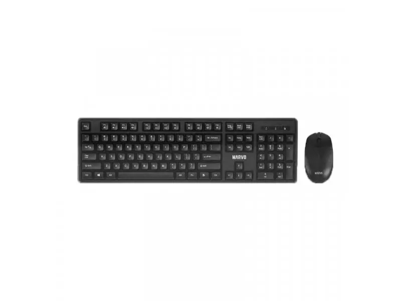 MARVO WS005 BK Tastatura i miš, Set, Crni