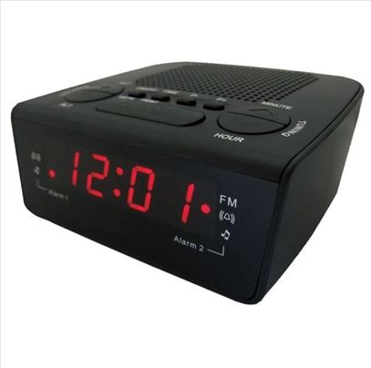 Radio sat-budilnik crni XP336 Xplore