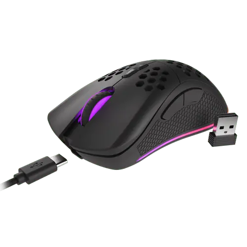 GENESIS Gaming bežični miš Zircon 550 wifi crni