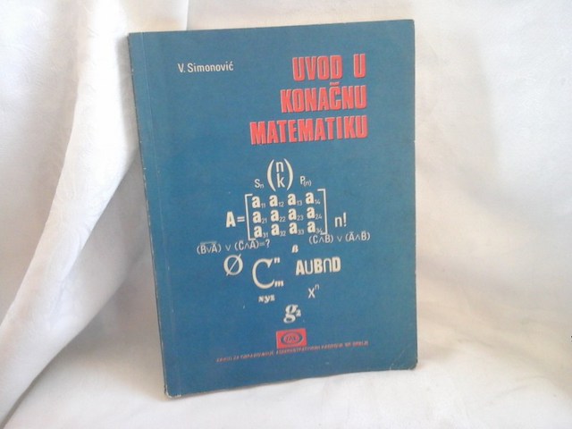 Uvod u konačnu matematiku V Simonović