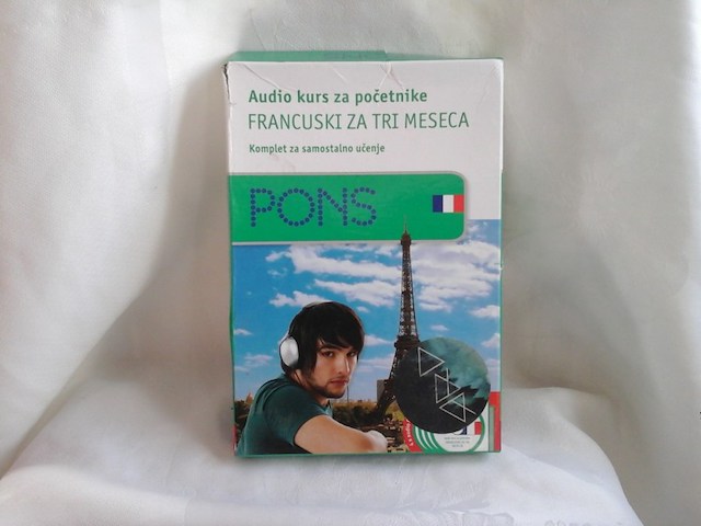 Francuski za tri meseca PONS audio kurs cd komplet