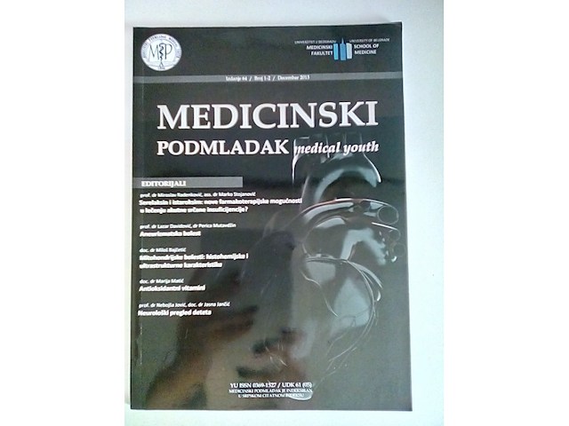 Knjiga Medicinski podmladak br 1-2 12/2013 izdanje 64
