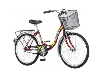 Ženski bicikl Lowland 24/15 inča crveno žuti Visitor LOW241F 1242000
