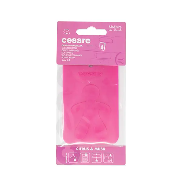 CESARE Osveživač za automobile Scented Card Citrus roze