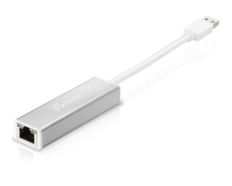 FAST ASIA Adapter USB 3.0 – Gigabit ethernet metal sivi