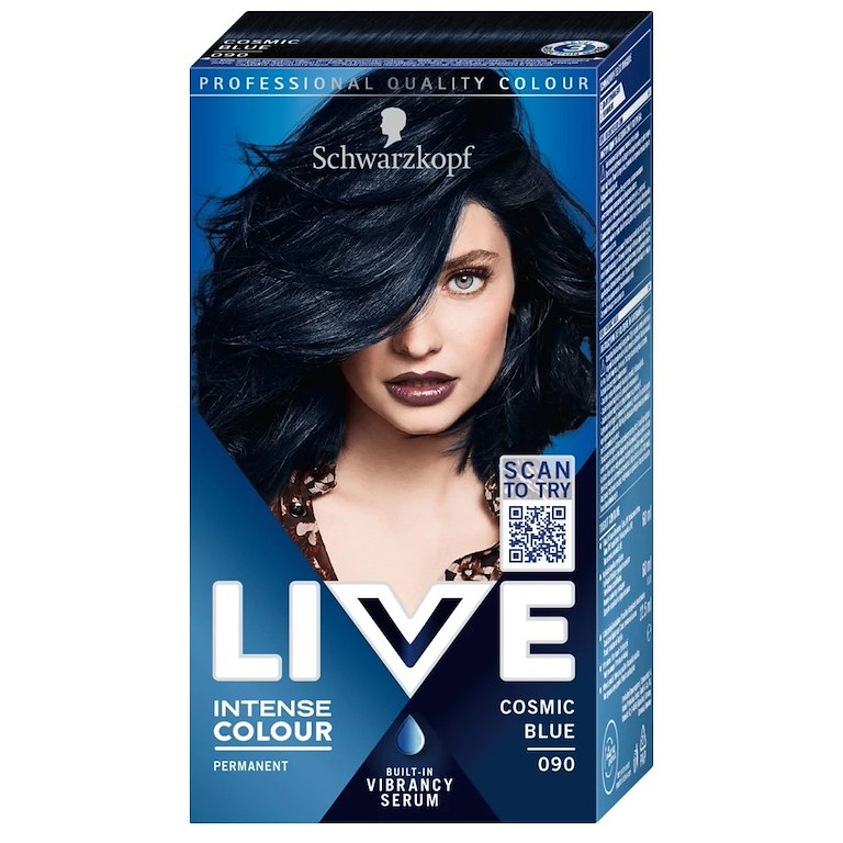 SCHWARZKOPF LIVE COLOR GEL BOJA ZA KOSU 090 COSMIC BLUE