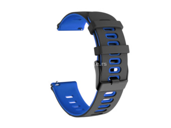 Narukvica double za smart watch Samsung 4, 5 22mm crno plava