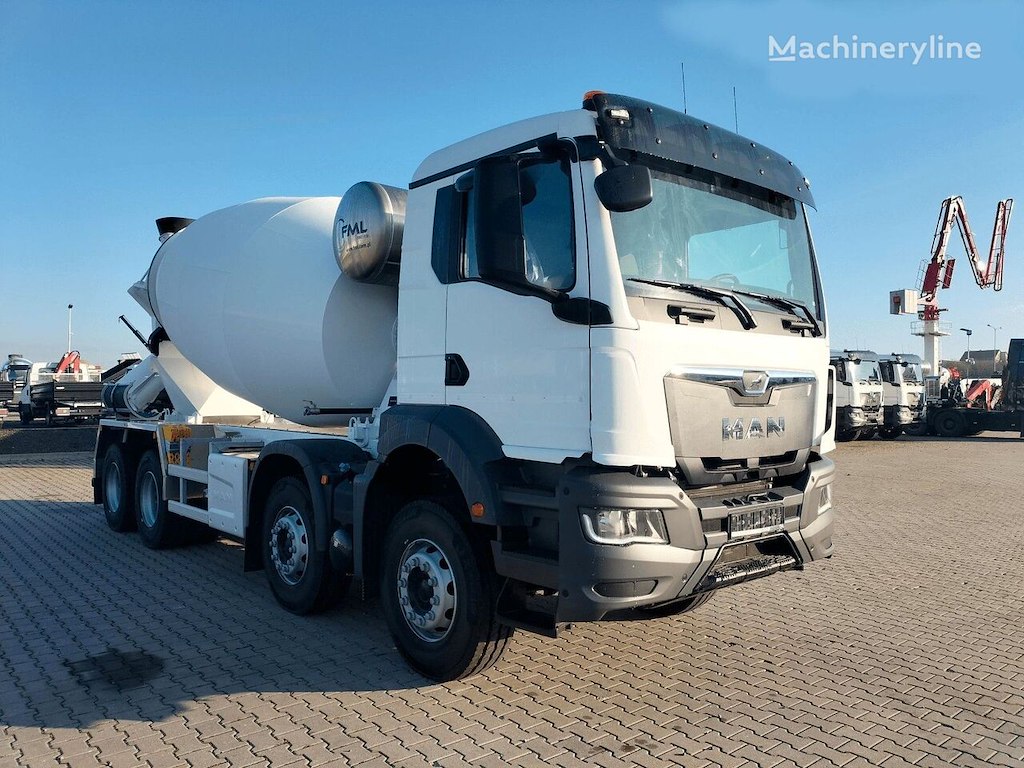 Novi MAN TGS 44.400 8x4 EURO5 FML 12 M3 kamion s mešalicom za beton
