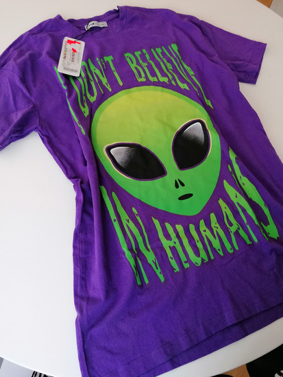 Novo! Majica - Alien S M XS