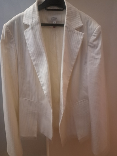 Marks & Spencer sako beli sa štrafticama